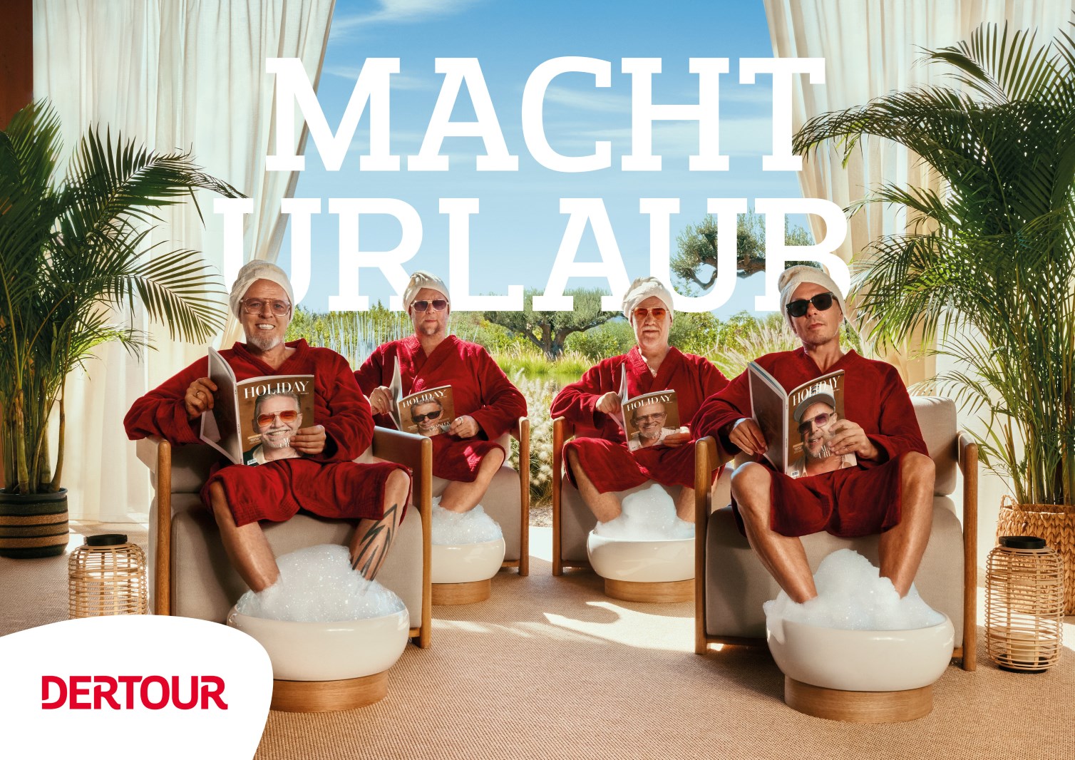 DIE FANTASTISCHEN VIER machen Urlaub mit DERTOUR • DERTOUR Group